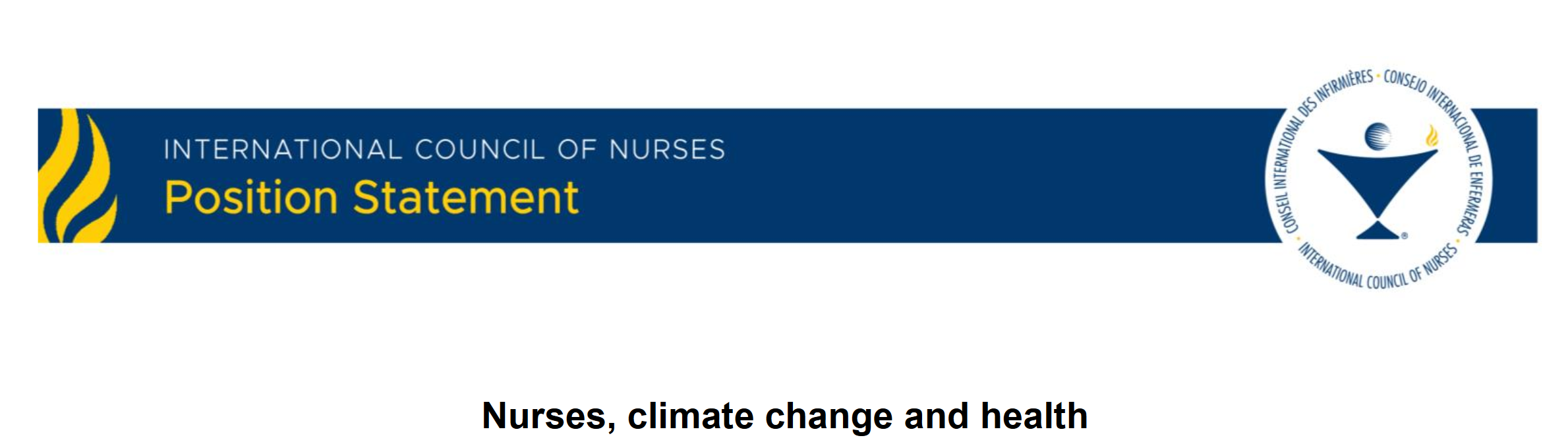 Consejo internacional de enfermeras | ICN - International Council of Nurses